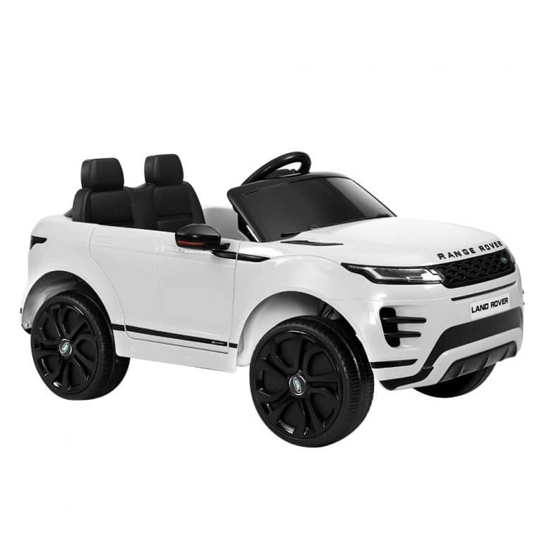 Licensed Land Rover 12V Electric Kids Ride On Car White | Ride on Toys Kids